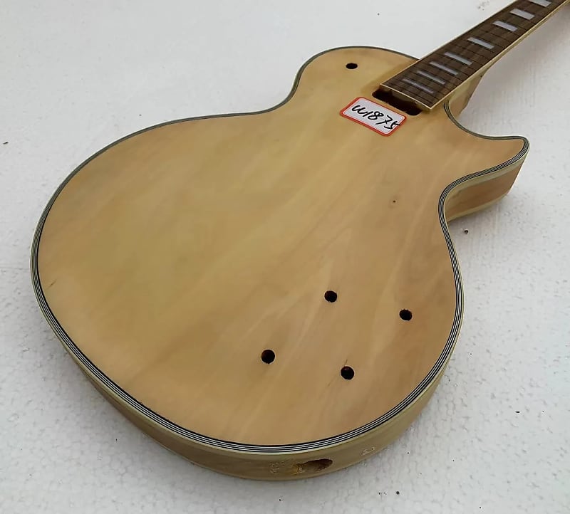 Unfinished Les Paul LP Style Guitar Body and Neck, Rosewood | Reverb