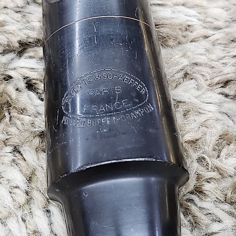 Evette Schaeffer Tenor sax m.p. - Hard rubber | Reverb