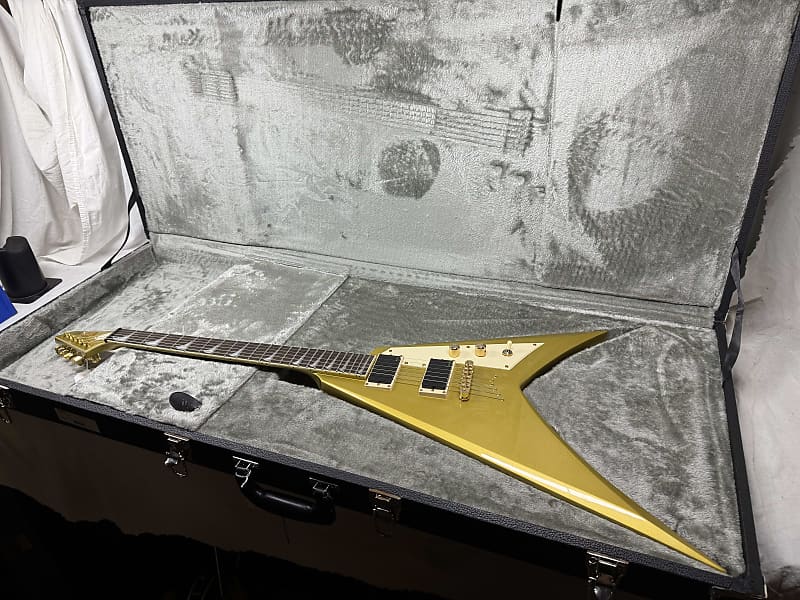 ESP LTD KH-V Kirk Hammett Signature Model Flying V Guitar | Reverb