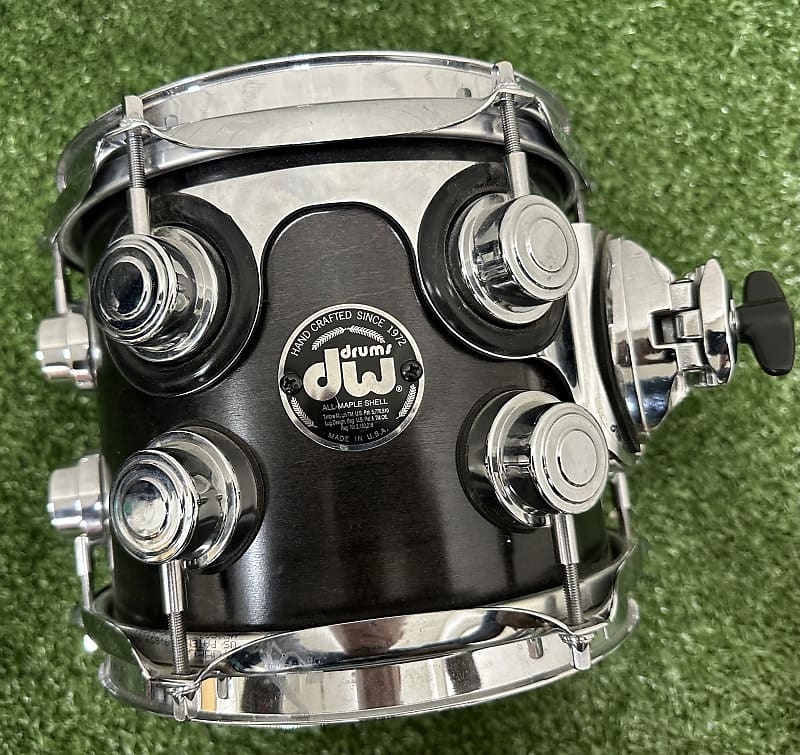 DW Collector’s Tom 8” x 7” 2002 - Ebony Satin | Reverb