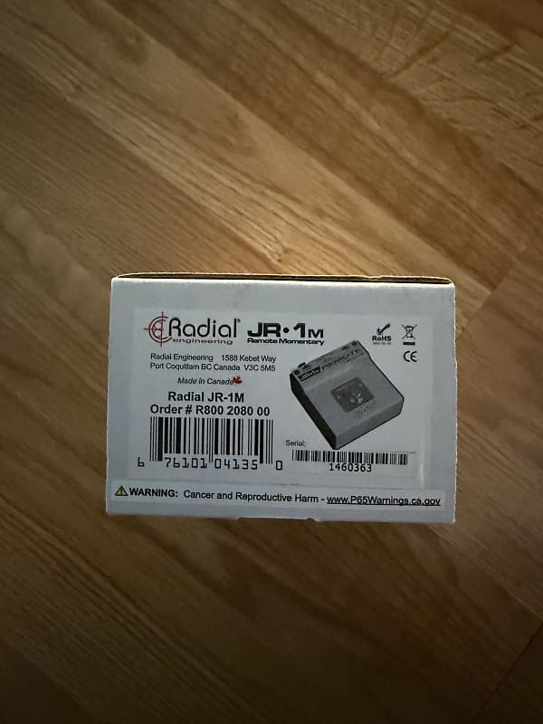 Radial JR 1M Remote Momentary - Yellow | Reverb