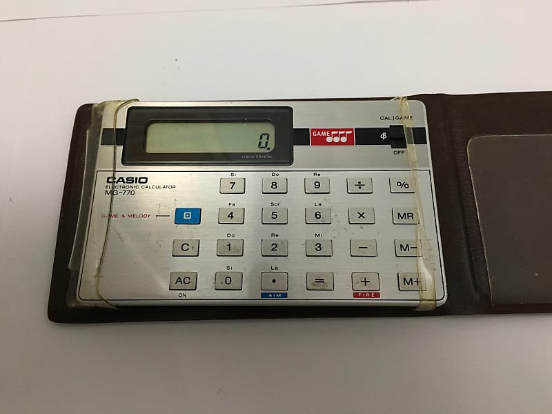Casio MG-770 Vintage Musical Calculator 1981 | Reverb