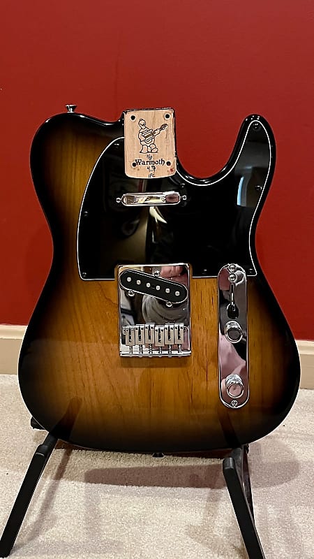 Warmoth Warmoth 7/8 T-Style Body 2019 Black-Yellow Burst 2019 | Reverb