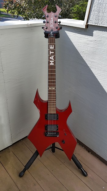 BC Rich Mick Thomson warlock Red | Reverb
