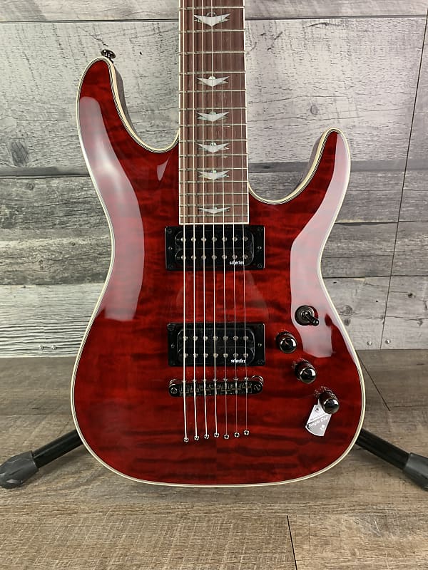 Schecter Omen Extreme-7 strings Black Cherry | Reverb Canada