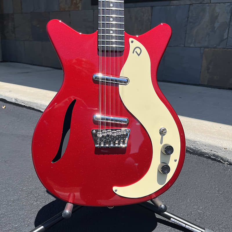 DANELECTRO D59V VINTAGE 12 STRING METALLIC RED | Reverb