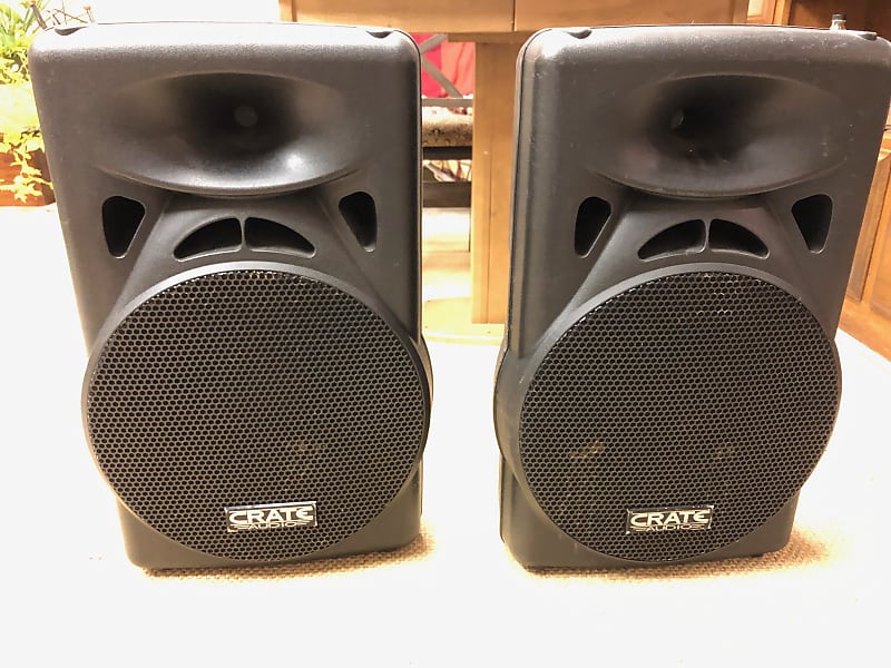 2 Passive Speakers - Crate Audio Sound Scape Series SS15 NA | Reverb
