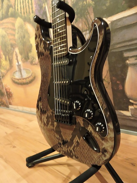 Main Street Guitars SnakeSkin Strat style, Snakeskin | Reverb
