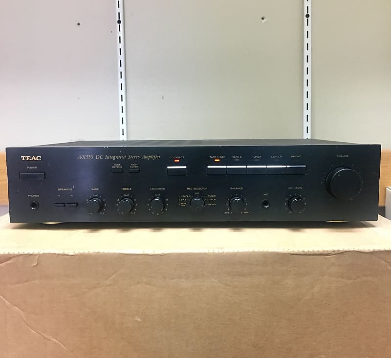 Teac A-550 DC integrated stereo amplifier | Reverb