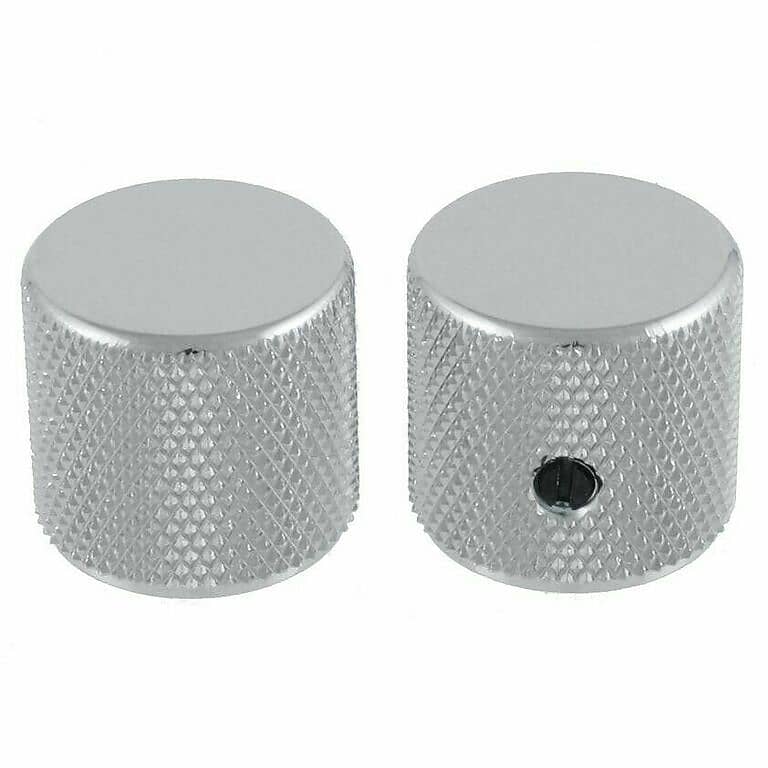 NEW Chrome Barrel CONTROL KNOBS for Fender Standard | Reverb