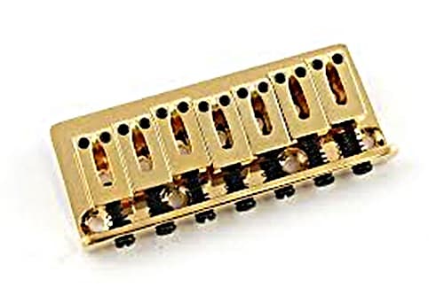 7-String Non-Tremolo Guitar Bridge - GOLD | Reverb