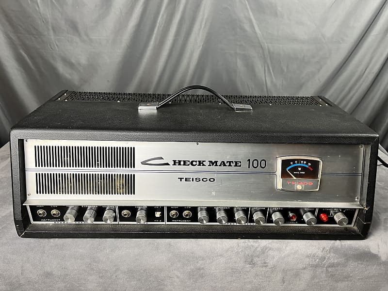Teisco Checkmate 100 Tube Head 100w 6L6 Tubes Rare and | Reverb