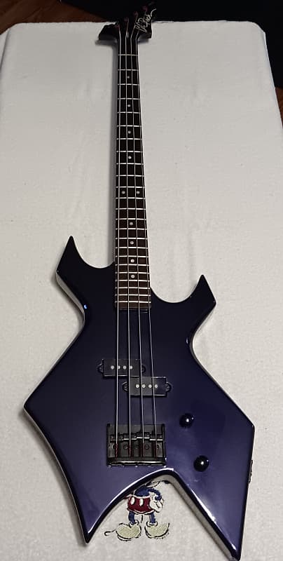 B.C. Rich Warlock Platinum Bass 1980s - Metallic Purple | Reverb