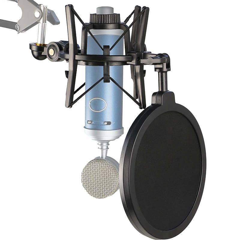 Bluebird Shock Mount With Pop Filter, Windscreen And | Reverb
