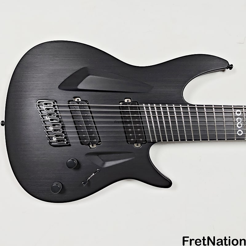 Aristides 080SR Raw Black 8-String Guitar 8.16lbs #3080 | Reverb