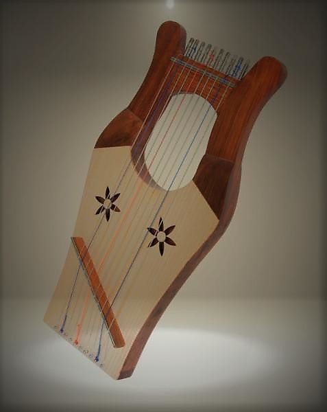 Mid-East Mini Kinnor Harp - Light | Reverb