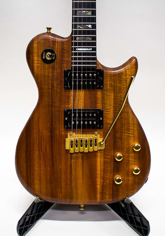 Carvin SC-90 Electric Guitar with Hardshell Tweed Case - Koa | Reverb