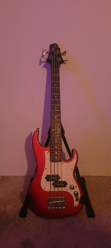 Samick Corsair Children's Bass- Glitter Red | Reverb