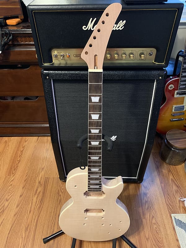 Gibson Les Paul style guitar with Explorer style headstock - | Reverb