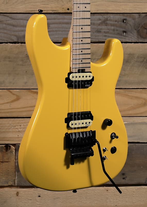 FU-Tone FU PRO Electric Guitar Ferrari Yellow w/ Gigbag | Reverb