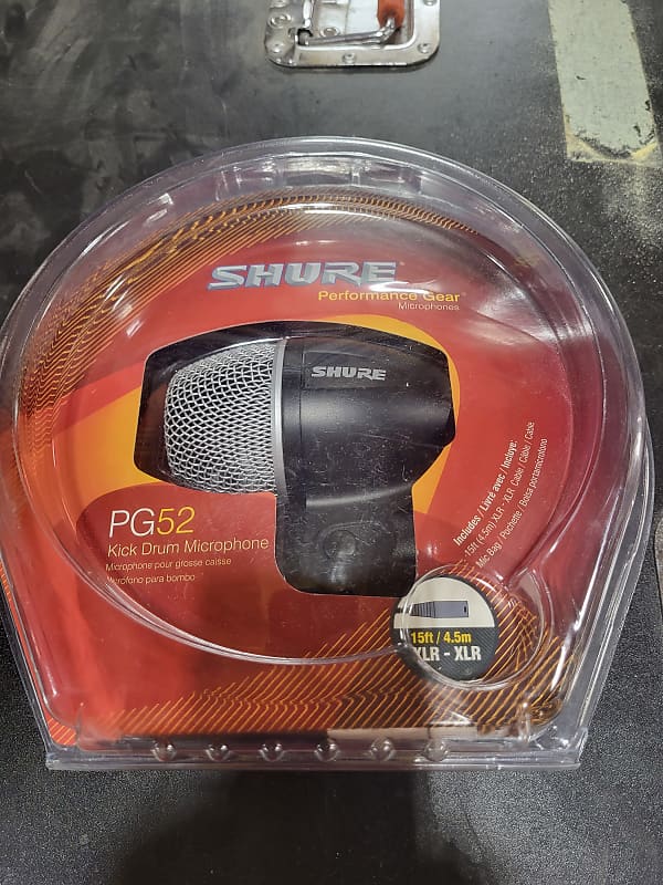 Shure PG52 New with XLR cable | Reverb