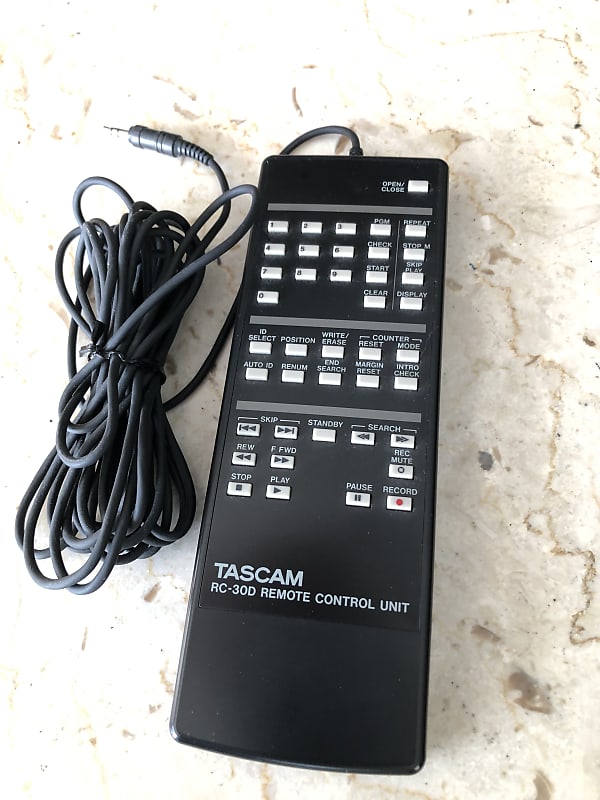 TASCAM RC-30D Remote Control Unit Black / Tascam DA-30 | Reverb