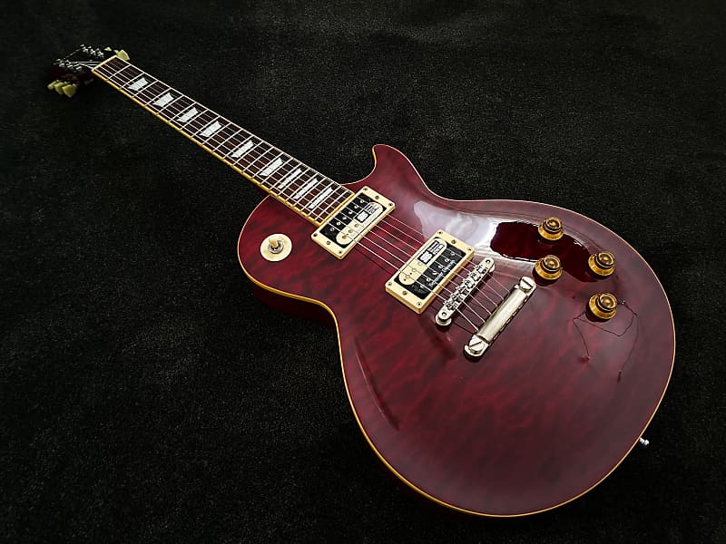 ESP Edwards E-LP-125SD/QM 2008 Black Cherry - EXCELLENT | Reverb