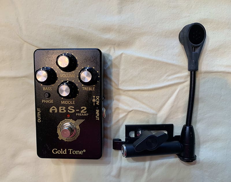 Gold Tone ABS-2 Banjo/Resonator Guitar Preamp & Mic | Reverb