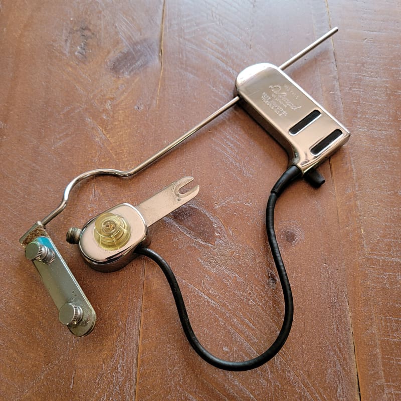 Vintage DeArmond FHC-C Archtop Guitar Pickup Chrome Monkey On | Reverb