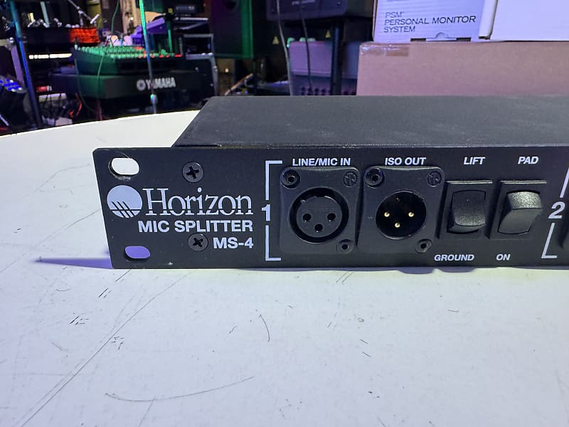 Horizon MS-4 4 channel rack mount microphone splitter 2000's | Reverb