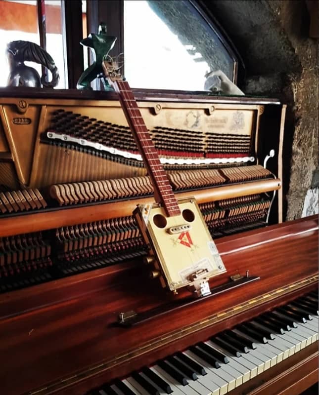 Cigar Box Guitar Handmade 2023 | Reverb