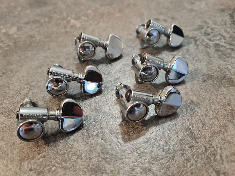 Grover Pat. Pending Milk Bottle machine head tuners 1960s | Reverb