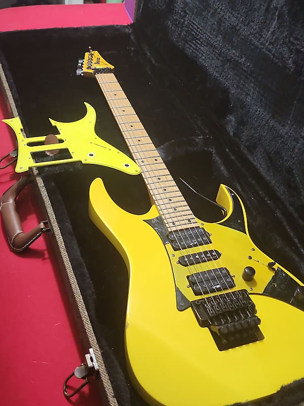 IBANEZ RG550 1998 YELLOW DESERT SUN RG 550 W NEW HARD CASE + | Reverb