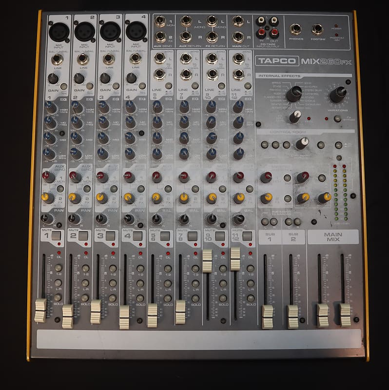 Tapco Mix.260FX compact mixer with effects 2010s-present | Reverb