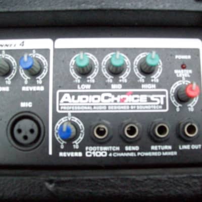 Audio Choice Pro Sound Tech Model C100,4CH, 100W PA Mixer | Reverb