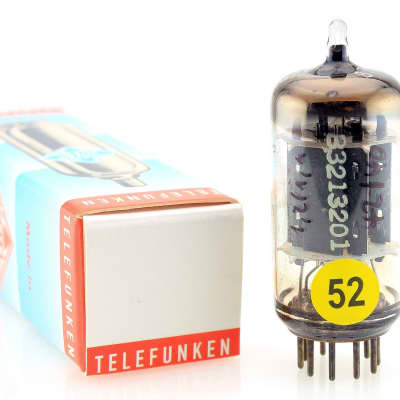 1963 TELEFUNKEN ECC83 12AX7 SMOOTH PLATE VACUUM TUBE | Reverb
