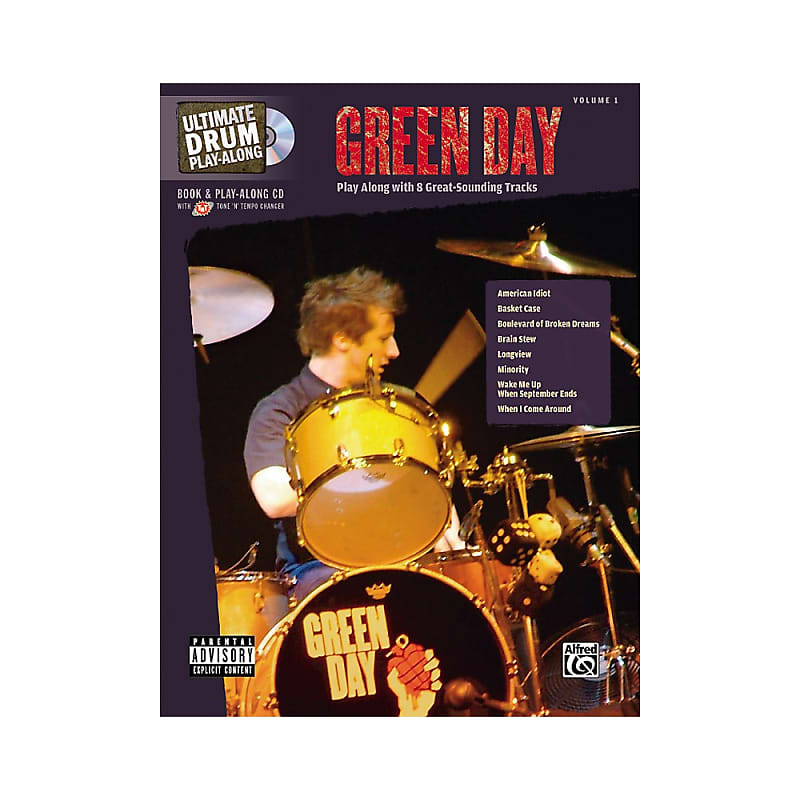 Alfred Green Day Ultimate Drum Book and Play-Along CD | Reverb