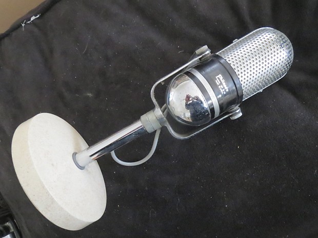 VINTAGE 1950s PHILMORE M18 ART DECO CRYSTAL MICROPHONE MADE | Reverb