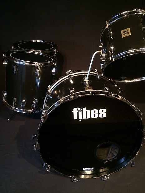Fibes Acrylic Drum Kit 13/16/18/24 1970's | Reverb