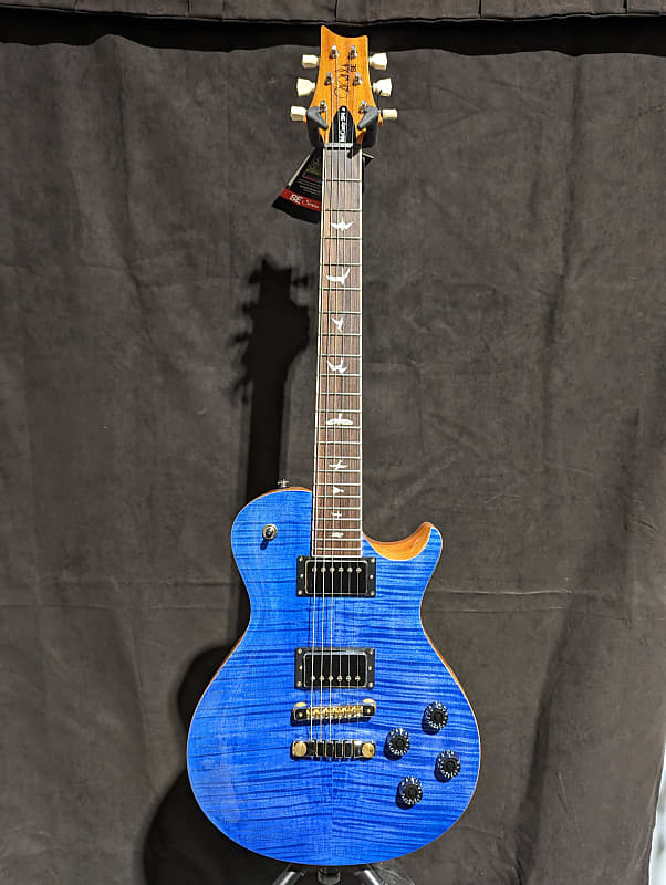 PRS SE McCarty 594 Singlecut Faded Blue Electric Guitar w/ | Reverb