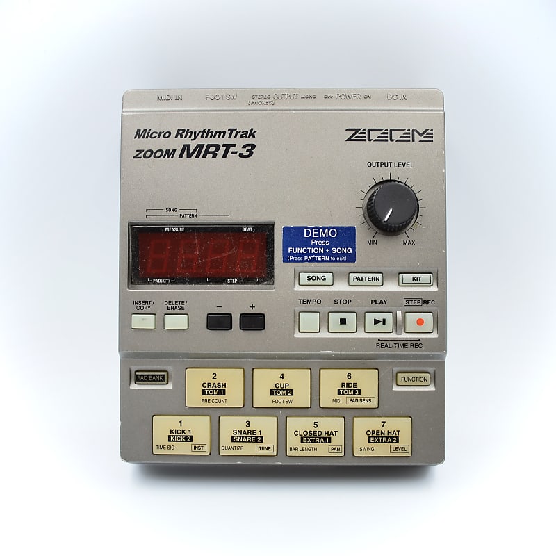 Zoom MRT-3 Micro Rhythm Trak Silver Drum Rhythm Machine | Reverb