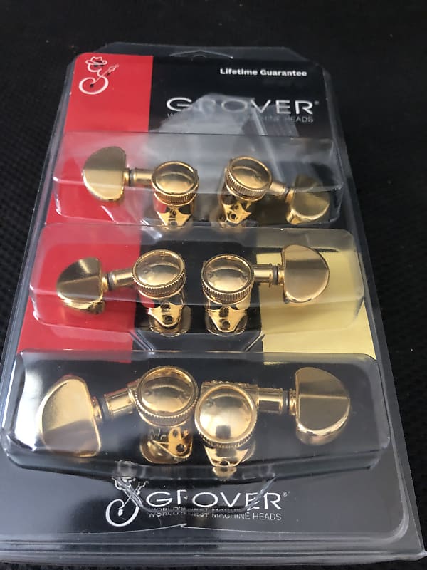 Grover 502g 3x3 Gold Locking Tuners | Reverb