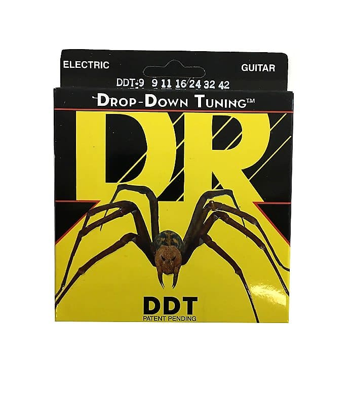 DR Guitar Strings Electric DDT Drop Down Tuning 9-11 Lite | Reverb UK