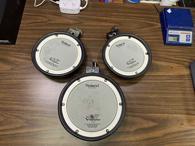 Roland 1 - PDX-8 & 2 - PDX-6 Dual Trigger Mesh Head V-Drum | Reverb