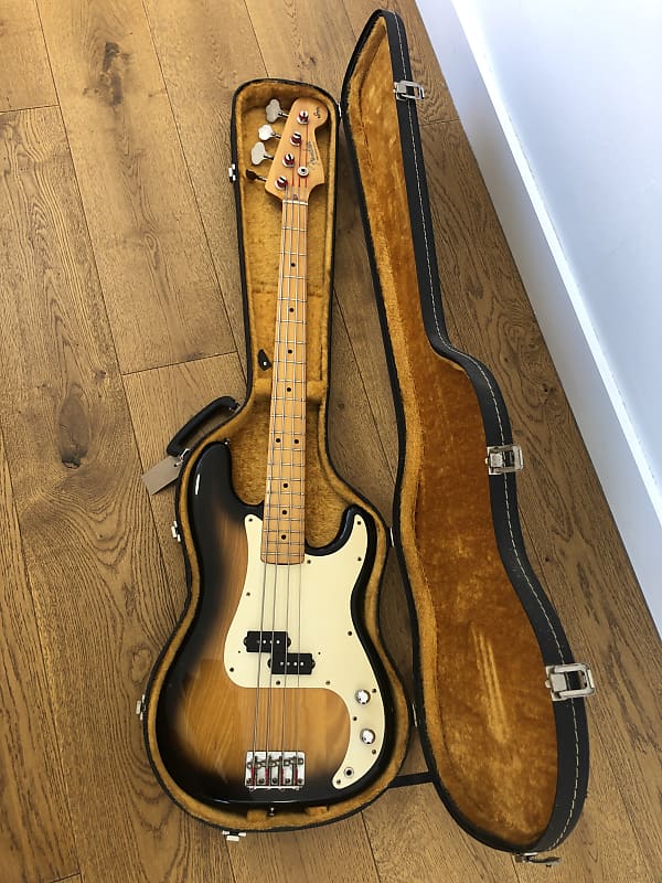 JV Squier Fender Precision Bass - 1982 - '57 first edition | Reverb