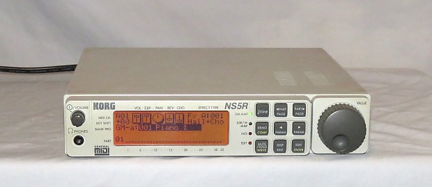 Korg NS5R 1/2 rack Synth Sound Module | Reverb