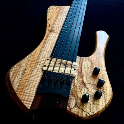 MGbass Infinity Ghost 6 strings 2024 fretless piezo pickup | Reverb
