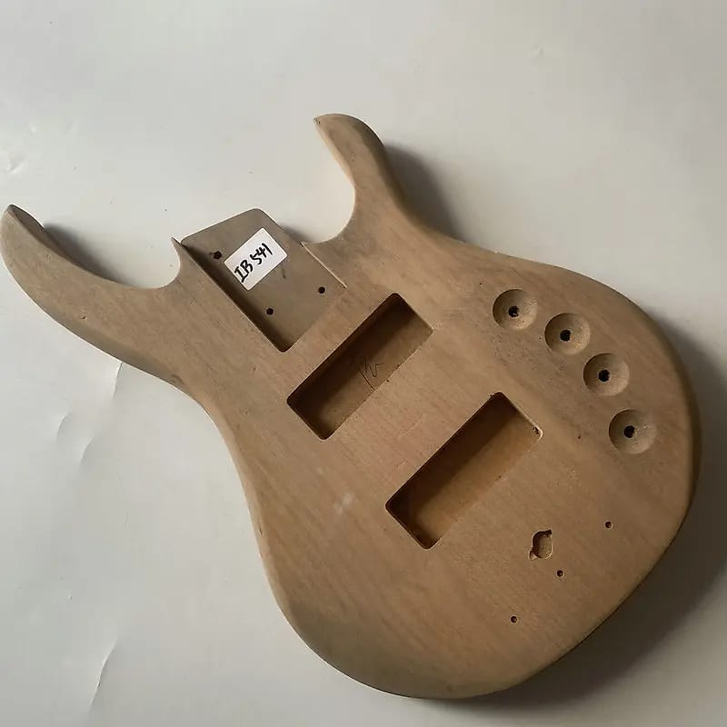 Unfinished 4 String Bass Ash Wood Body | Reverb