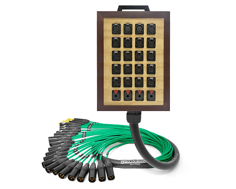 24-Channel Wooden Studio Wall Box / Stage Box | Mogami 2936 & | Reverb