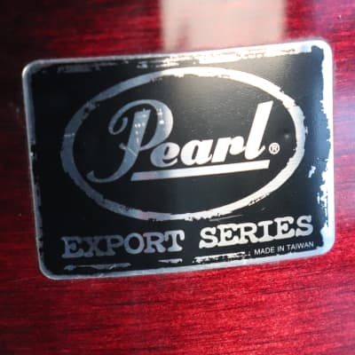 Pearl Export 3pc Drum Kit Set 22/14/12" Wine Red Stain | Reverb